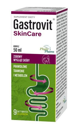 Gastrovit SkinCare krople 50 ml | ZDROWIE \ Witaminy i minerały ...